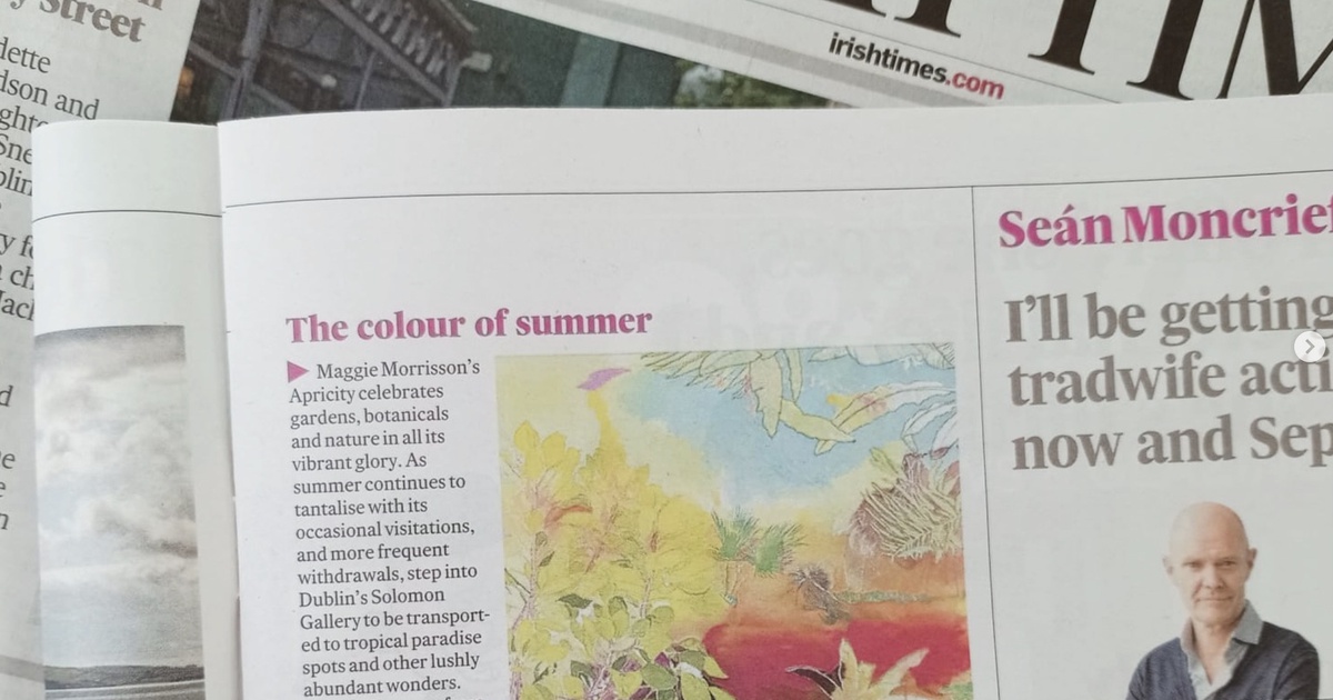 MAGGIE MORRISSON | 27 June - 20 July 2024 - News | Solomon Fine Art